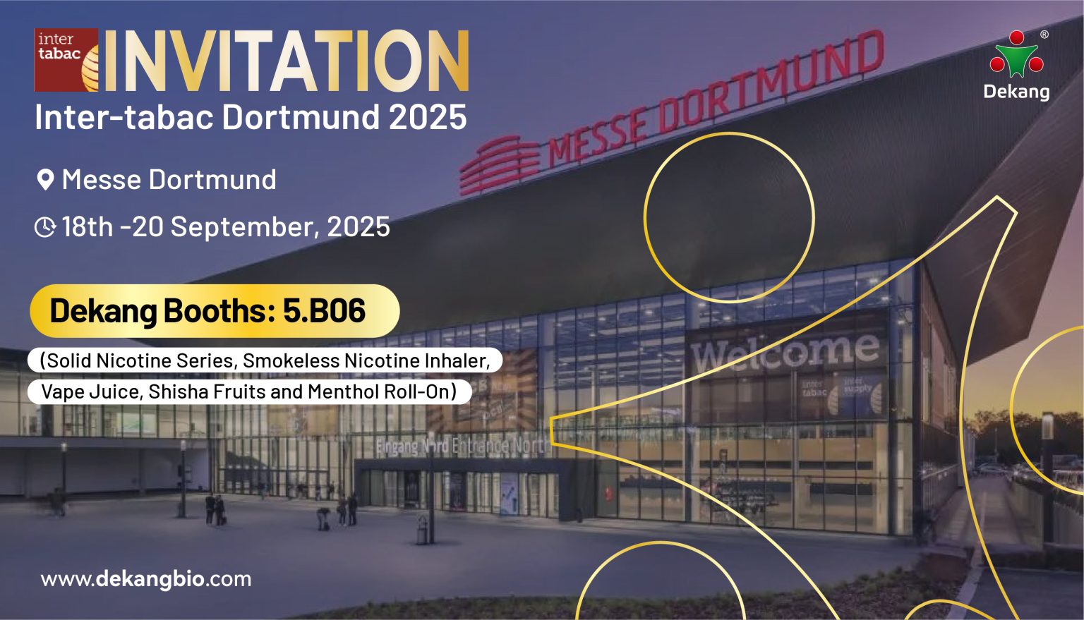 Invitation of Inter-tabac Dortmund 2025 - DekangBio